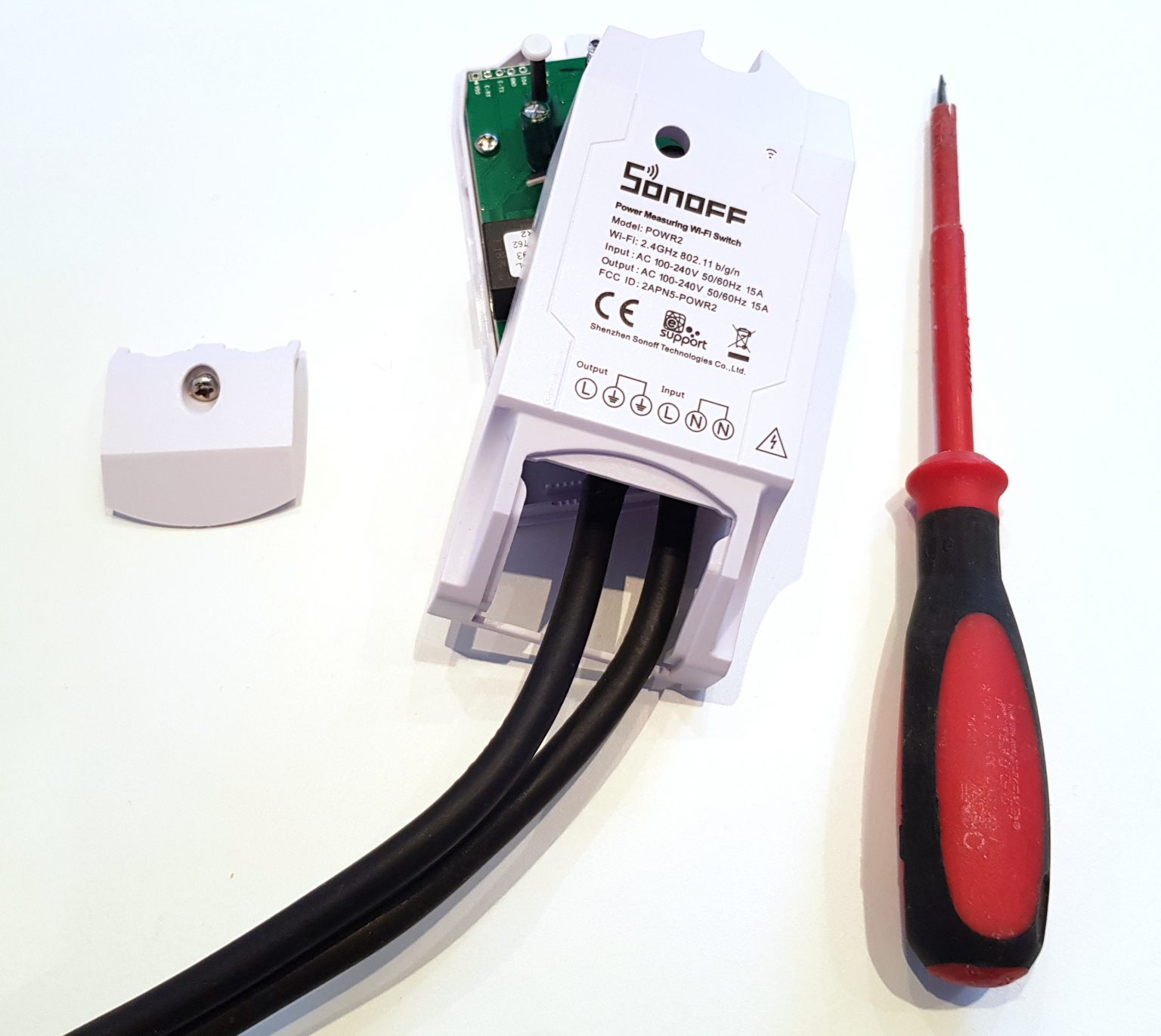 Sonoff Pow R2 WiFi Schalter mit Leistungsmessung 16A - Tasmota Umbau ...